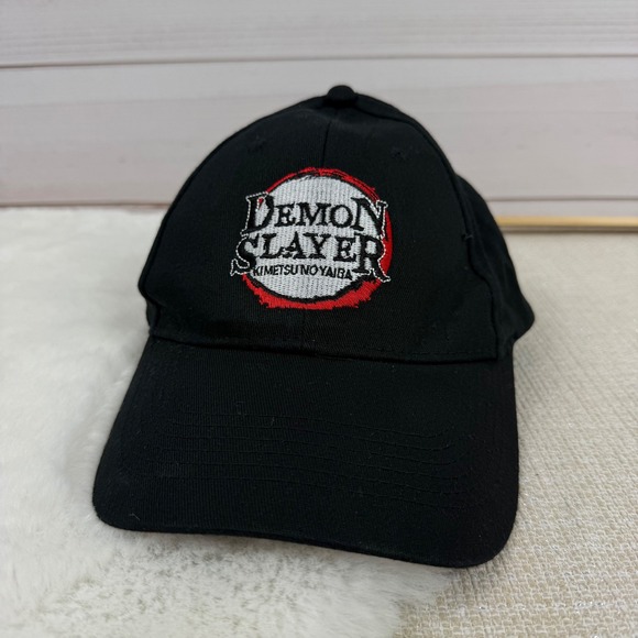 Accessories | Demon Slayer Hat Anime Baseball Cap Black Embroidered ...